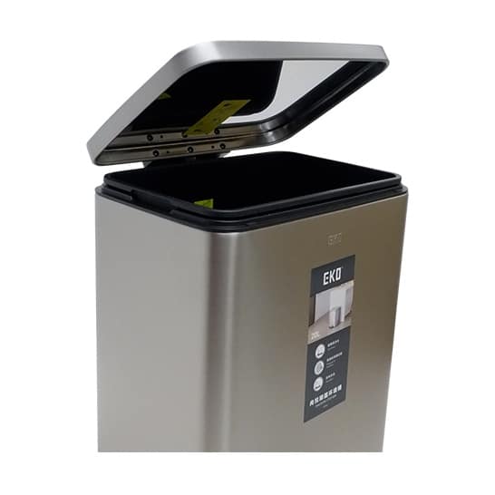 EZ HOME Pedal Trash Bin SS Matt 20L | Cebu Home and Builders Centre