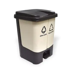 EZ HOME Dual Compartment Dustbin 21L | Cebu Home and Builders Centre