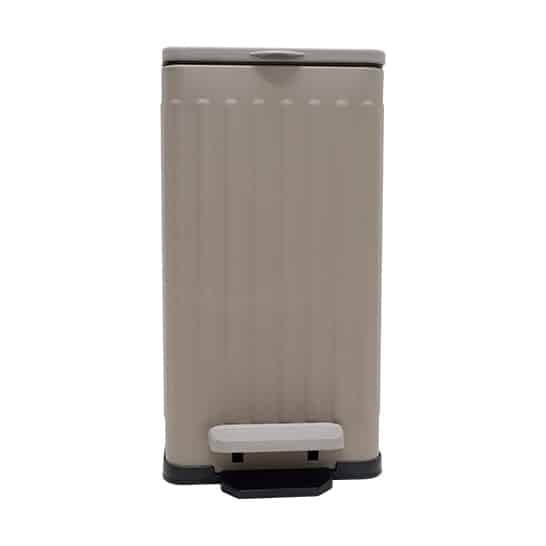 EZ Home Pedal Trash Bin Beige 12LP | Cebu Home and Builders Centre