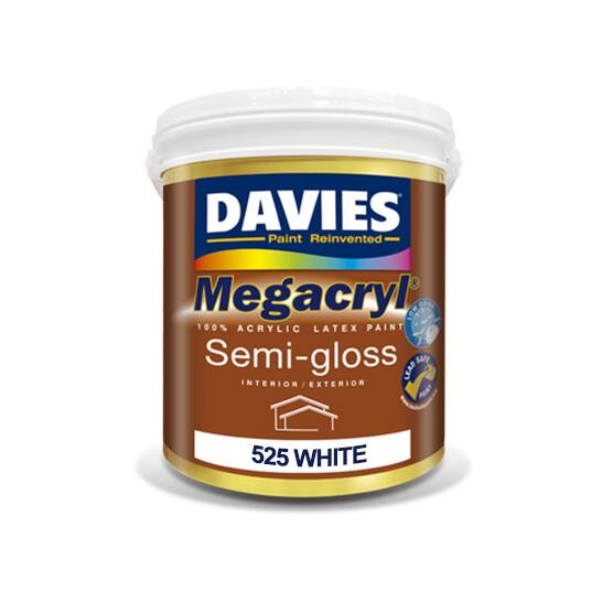 Megacryl Semi Gloss Latex White | Cebu Home and Builders Centre